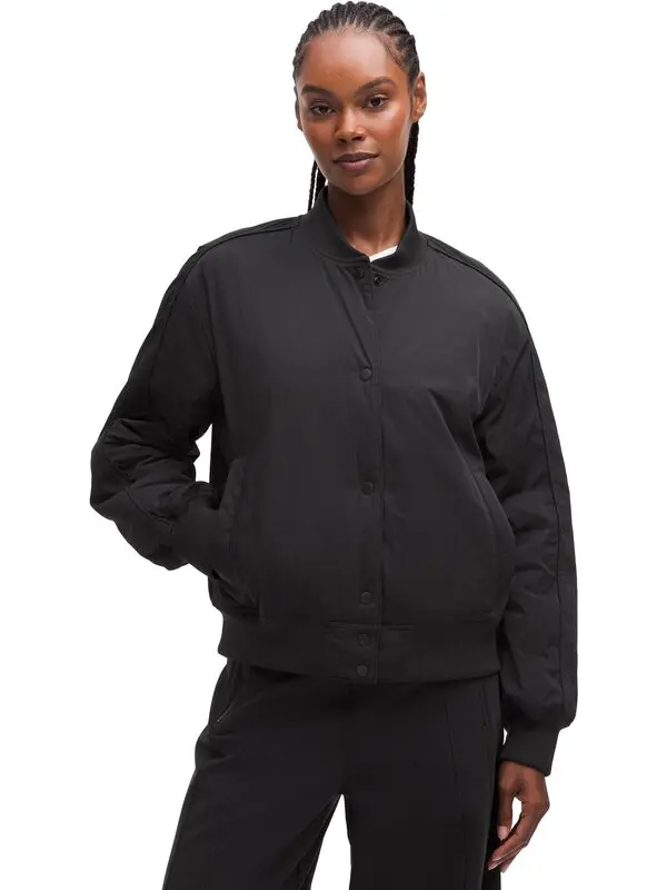Lululemon Collegiate Bomber Jacket - Black