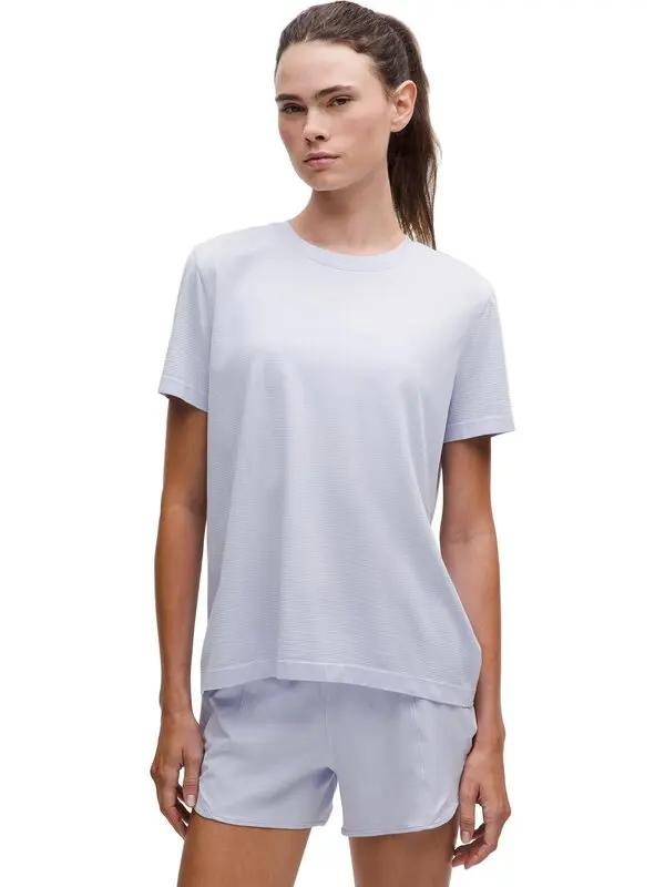 Lululemon Swiftly Relaxed Short-sleeve Shirt - Serene Blue