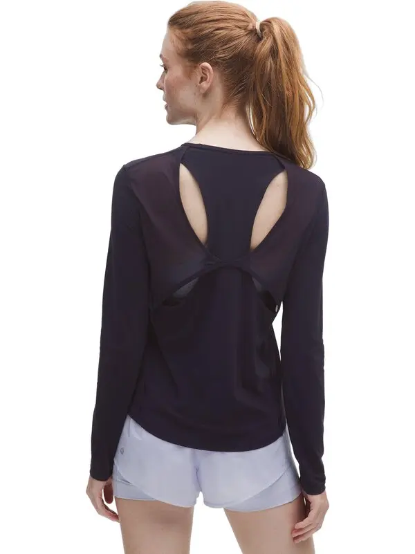 Lululemon Sculpt Cross-vent Long-sleeve Shirt - Nightmoth