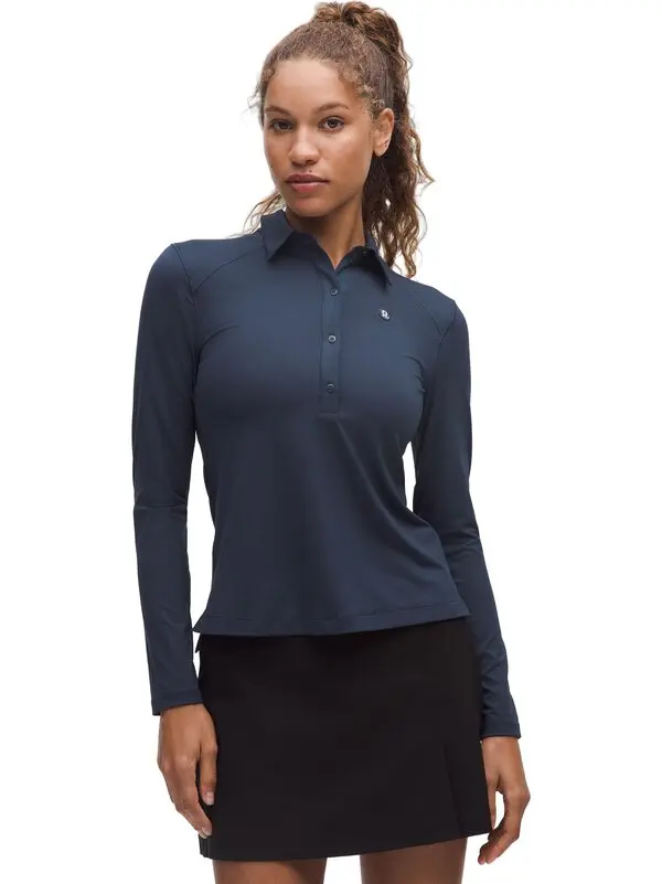 Lululemon Long-sleeve Polo Shirt - Club Blue