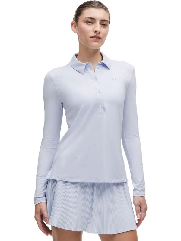 Lululemon Long-sleeve Polo Shirt - Serene Blue