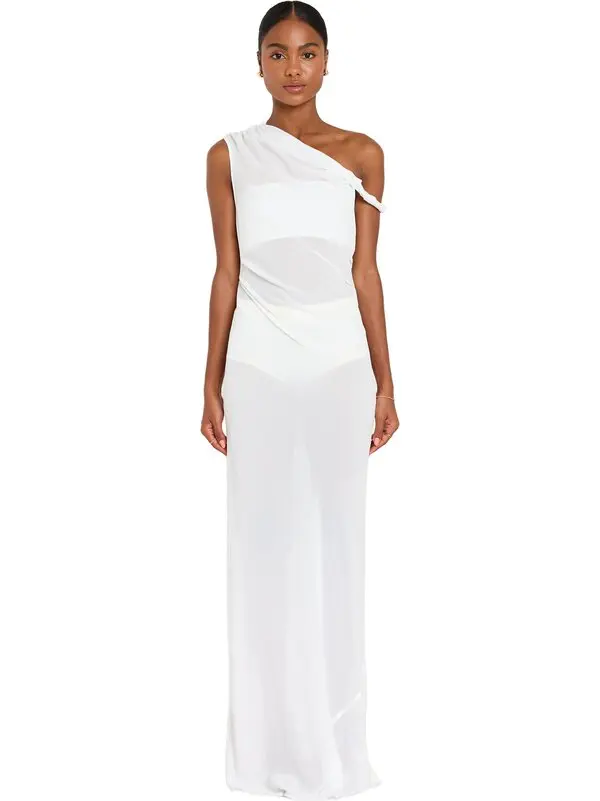Amanda Uprichard Modesto Maxi Dress - Ivory