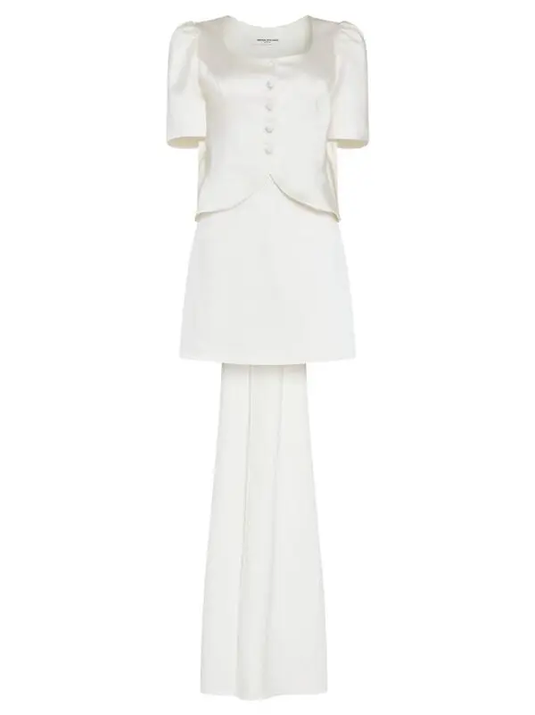 Amanda Uprichard Phoebe Mini Dress - Ivory