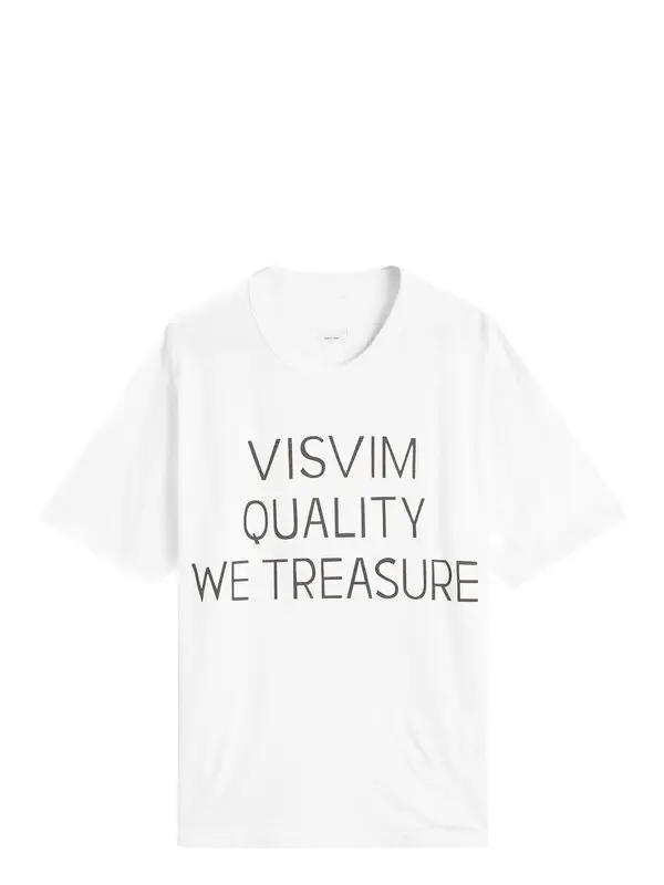 Visvim Jumbo T-shirt Dmgd - White