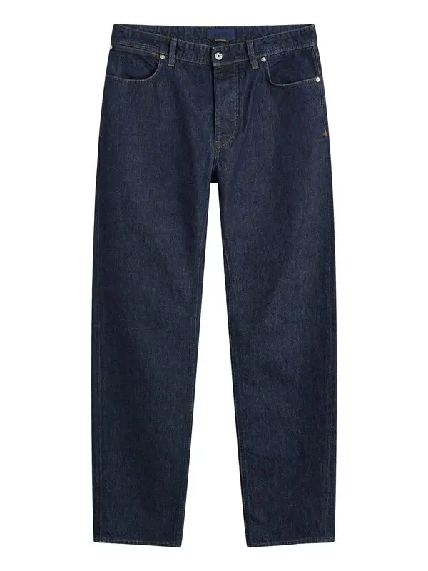 Stone Island Indigo Denim Straight Jeans - Blue Rinsed