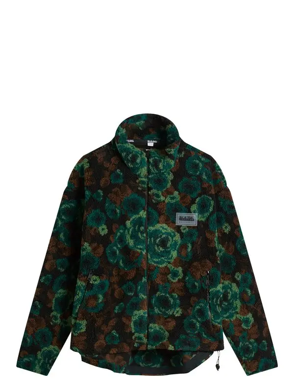 NAPAPIJRI X Martine Rose Jacquard Fleece Jacket - Fancy Fub