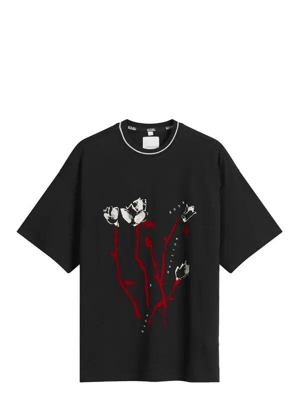 NAPAPIJRI X Martine Rose T-shirt - Black Beauty