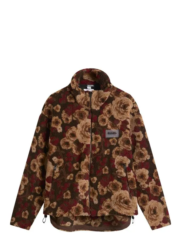 NAPAPIJRI X Martine Rose Jacquard Fleece Jacket - Fancy Fua