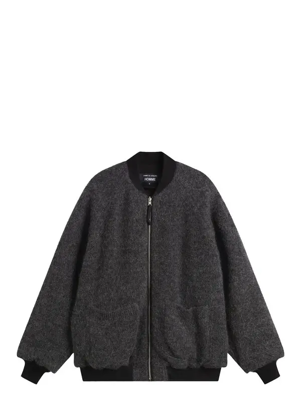 Comme Des Garçons Wool Mohair Jacket - Black