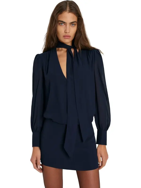 REFORMATION Marcie Mini Dress - Blue
