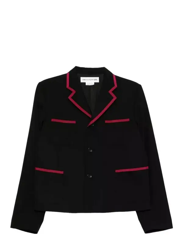 Comme Des Garçons Wool Blazer - Black