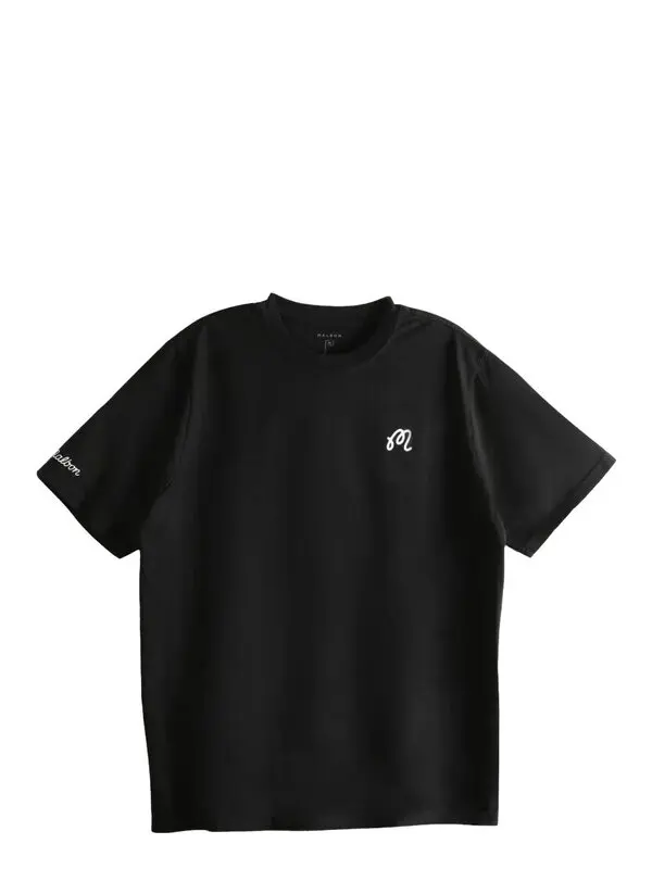 MALBON Logo-detail T-shirt - Black