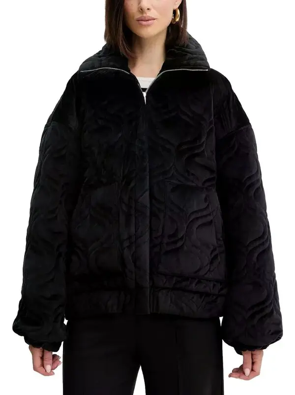Charo Ruiz Ibiza Brume Quilted Jacket - Black