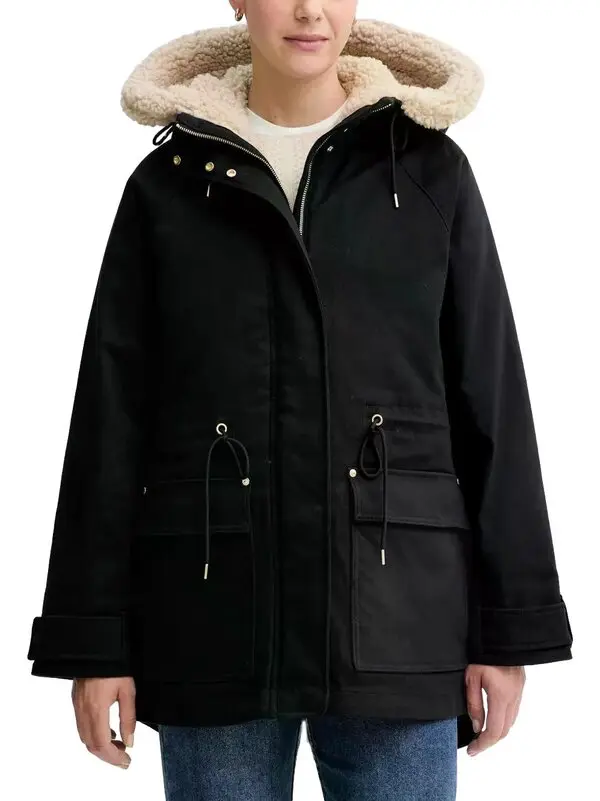 Marc O'polo Drawstring Hooded Jacket - Black