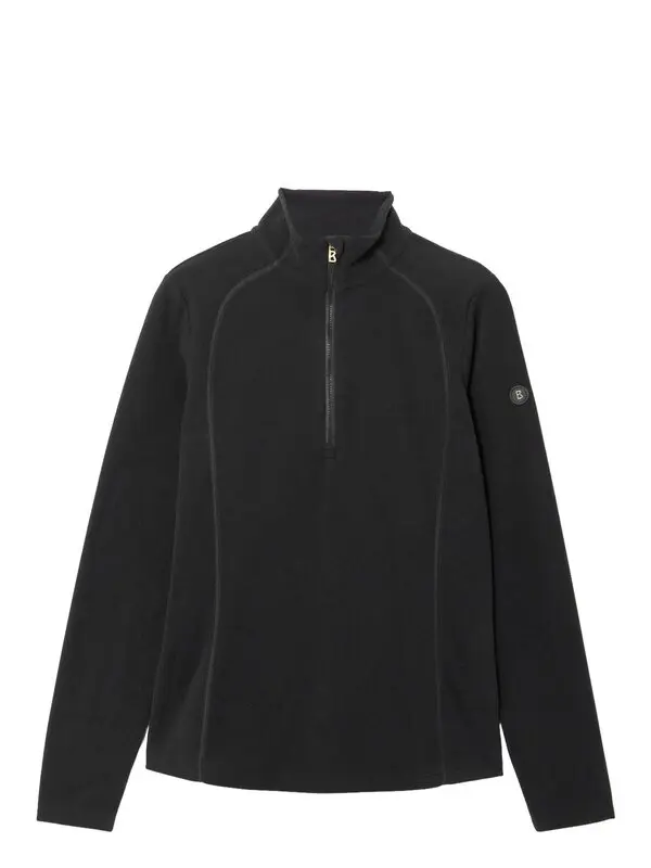 Bogner Medita Appliquéd Fleece Base Layer - Black