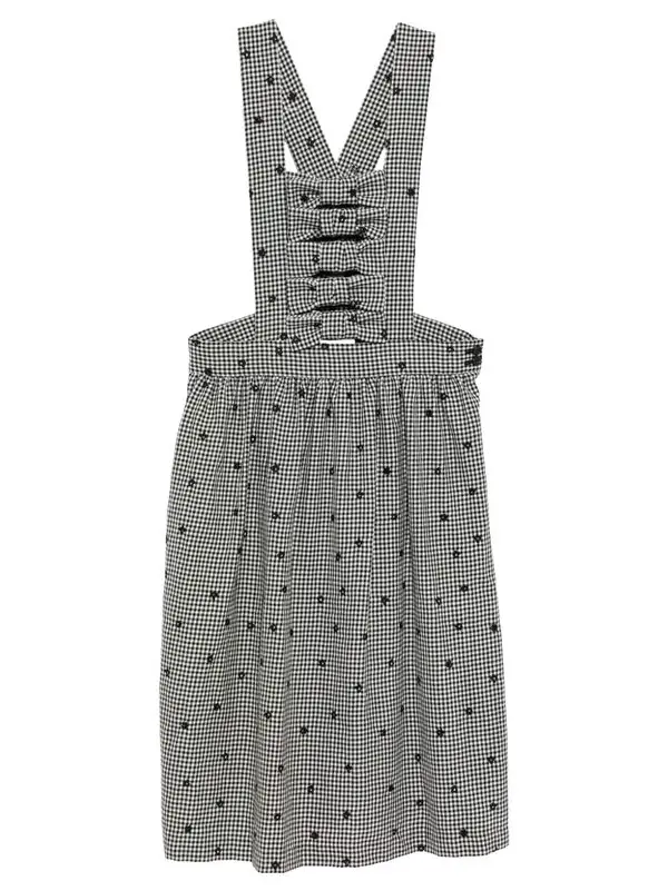 Comme Des Garçons Checked Dress - Black