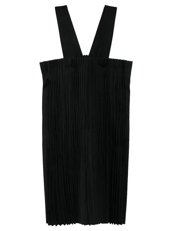 Comme Des Garçons Pleated Dress - Black