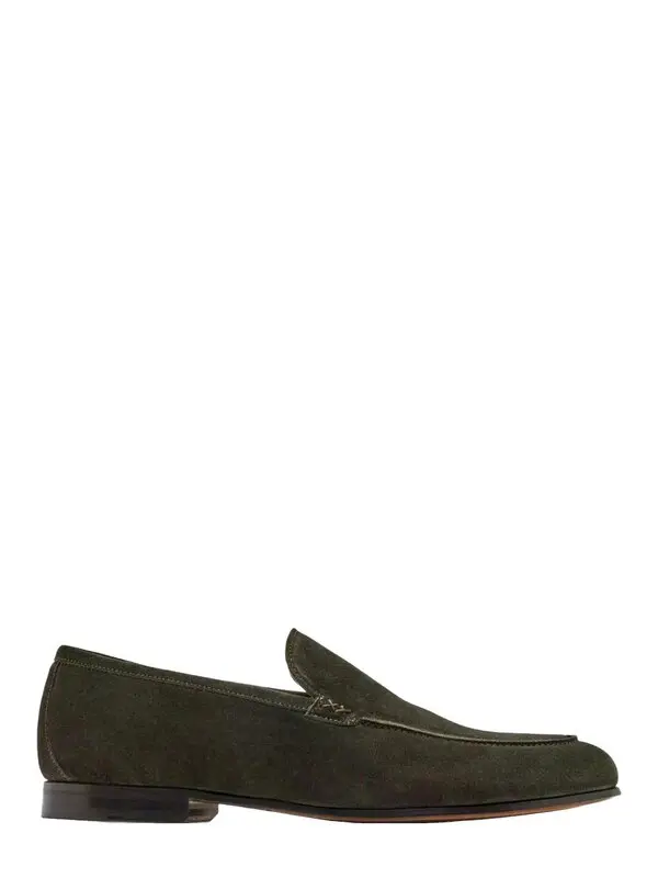 FORSA Suede Loafers - Green