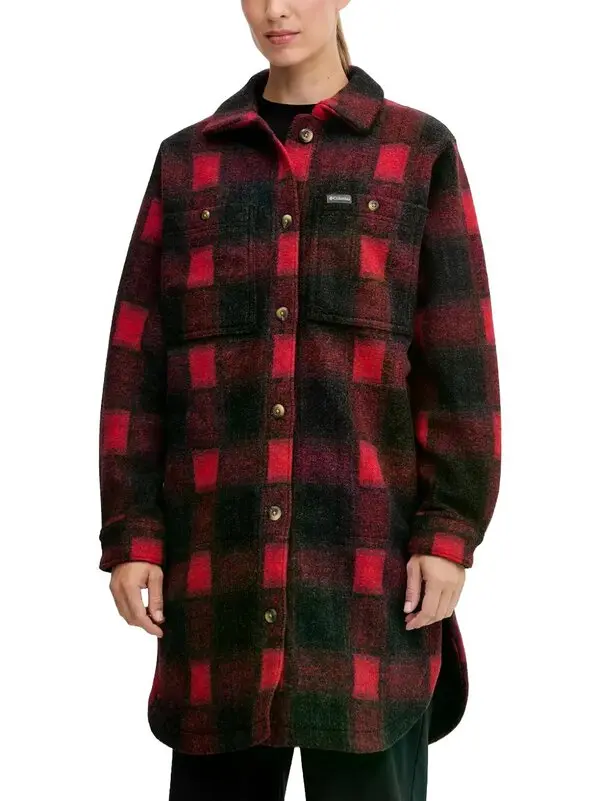 Columbia Wildest Venture™ Checked Shacket - Red