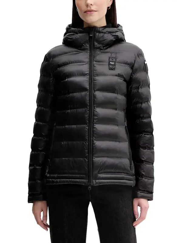 BLAUER. Ellis Hooded Padded Jacket - Black