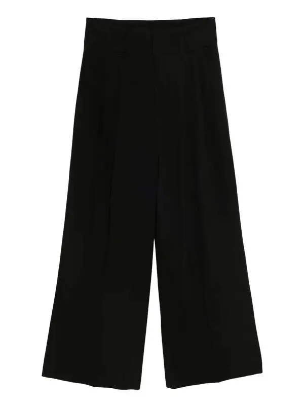 JAMES PERSE Pleated Trousers - Black