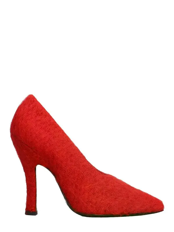 Magda Butrym 115mm Loomed Pointed Pumps - Red