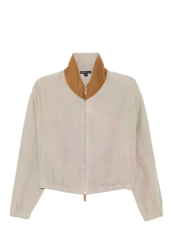 JAMES PERSE Linen Track Jacket - Neutrals