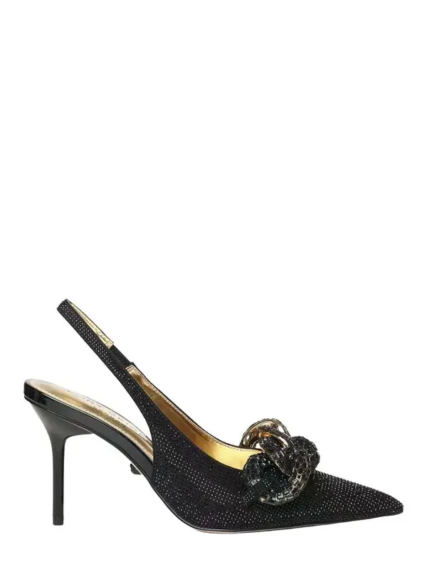 Kurt Geiger Chain Embellished Heeled Pumps - Black