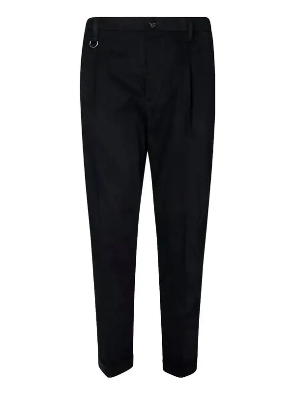 PAOLO PECORA Pleated Trousers - Blue