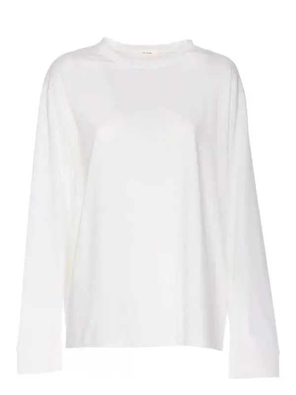 THE ROW Ciles Long-sleeve T-shirt - White