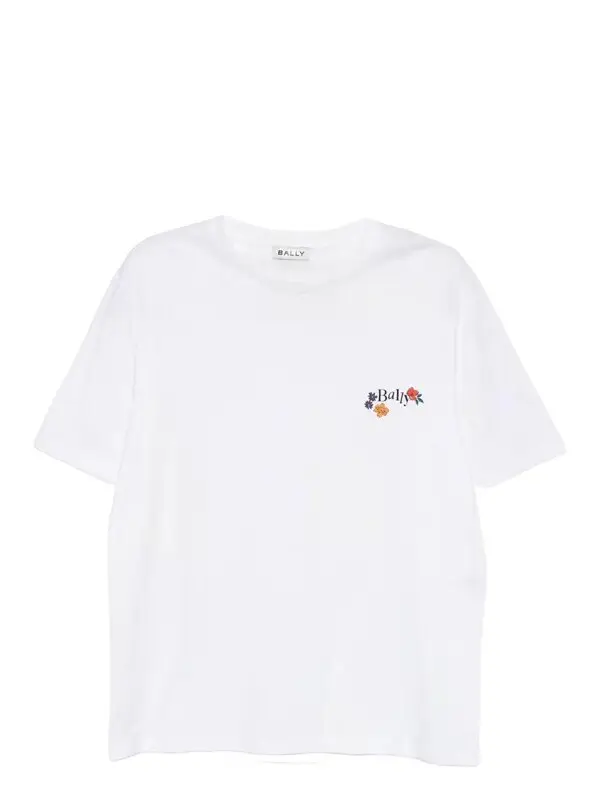 Bally Logo-print Cotton T-shirt - White