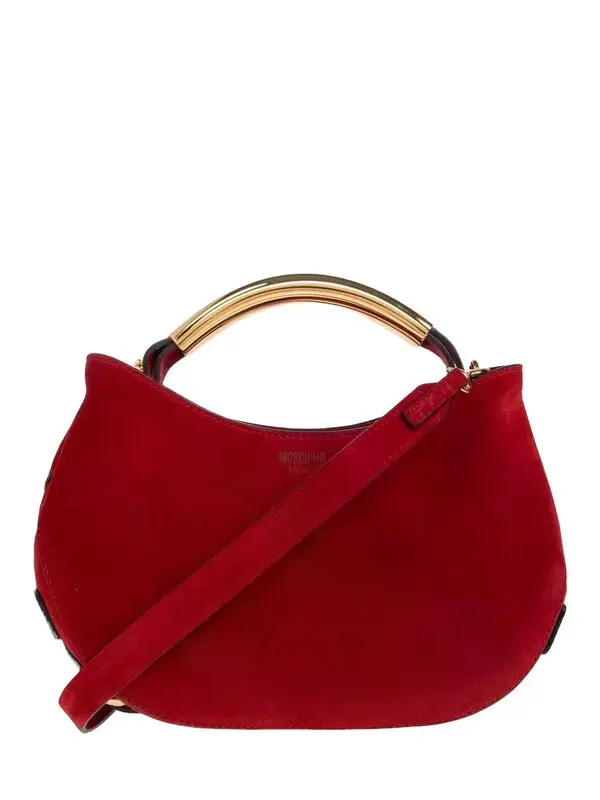 Moschino Rounded Shoulder Bag - Red
