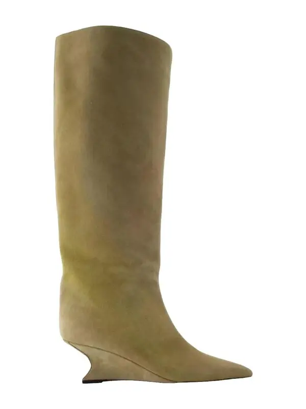 Paris Texas 50mm Nina Pointed-toe Boots - Neutrals