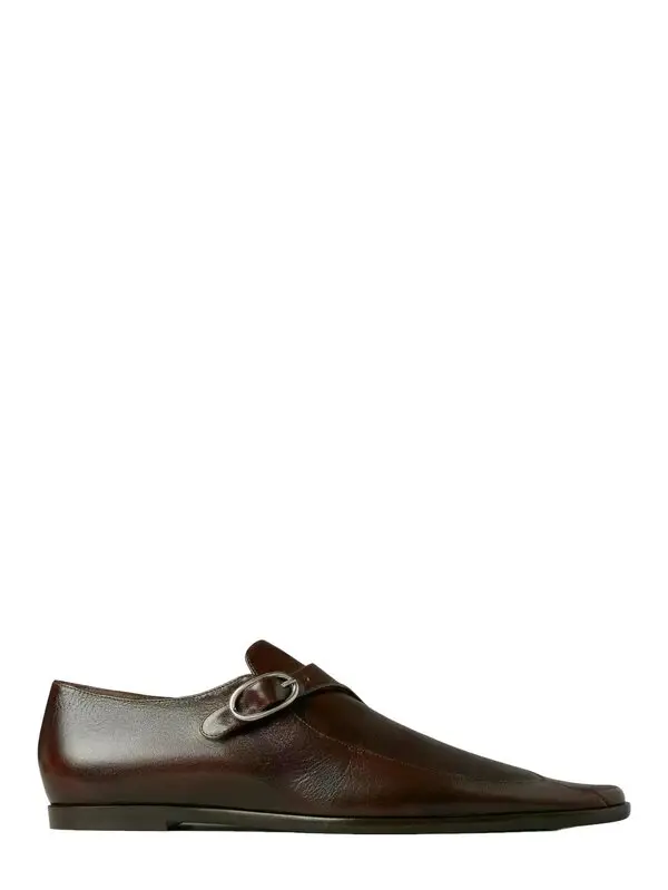 Tory Burch Twisted Monk-strap Loafers - Brown