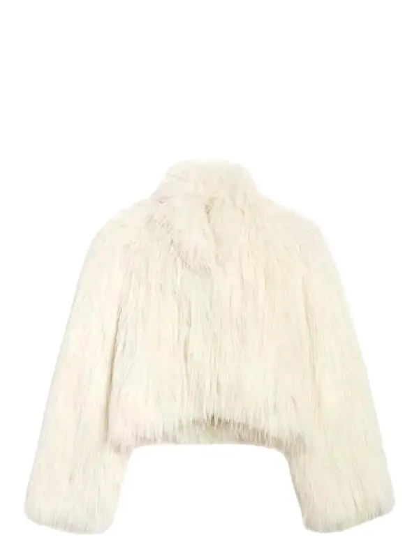 Apparis Ginette Fringed Jacket - White