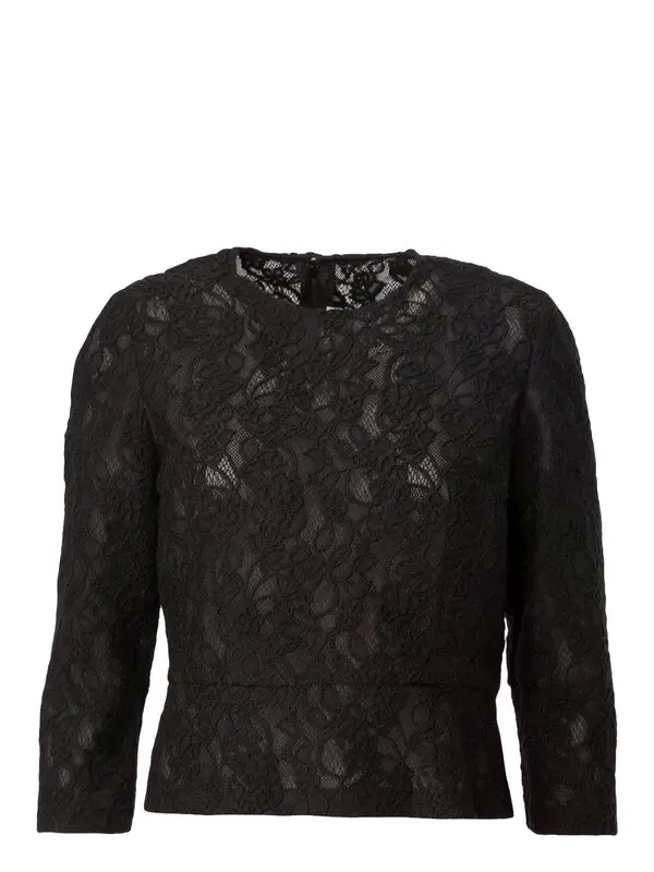 Comme Des Garçons Lace Blouse - Black