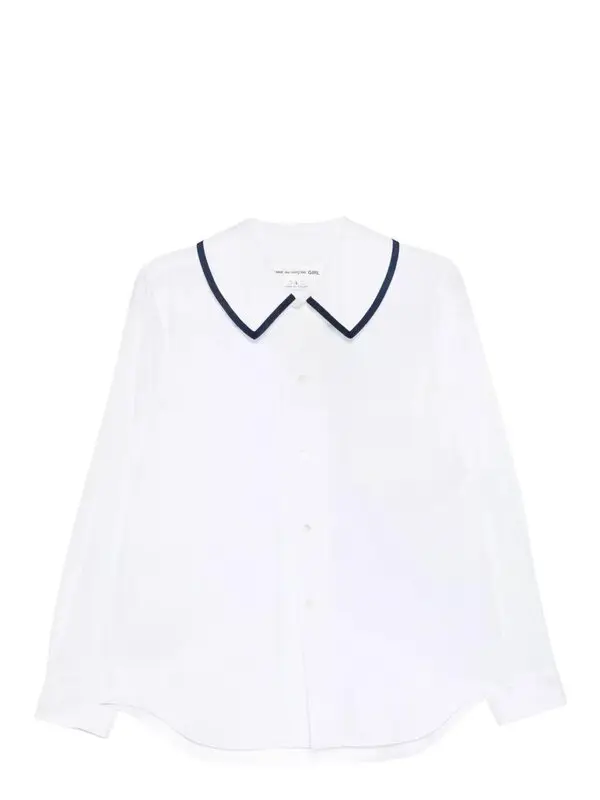 Comme Des Garçons Cotton Shirt - White
