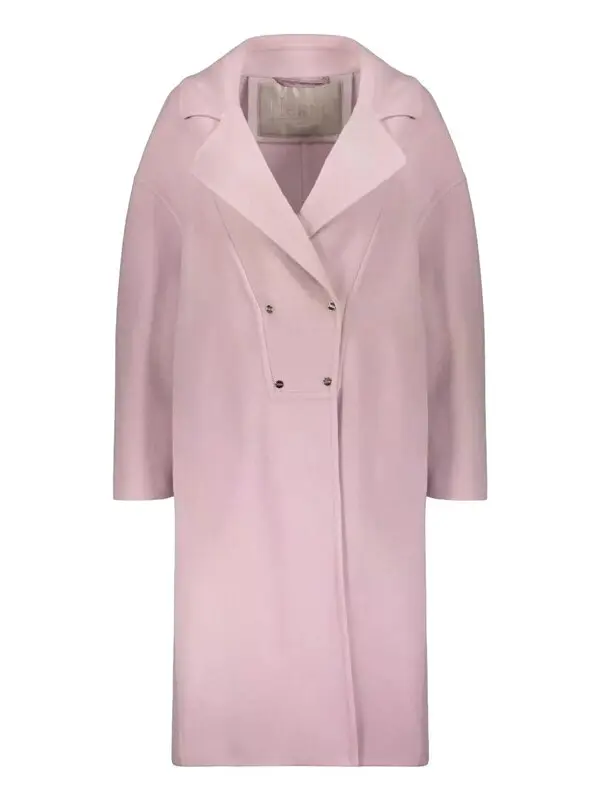 Herno Long Double-breasted Coat - Pink