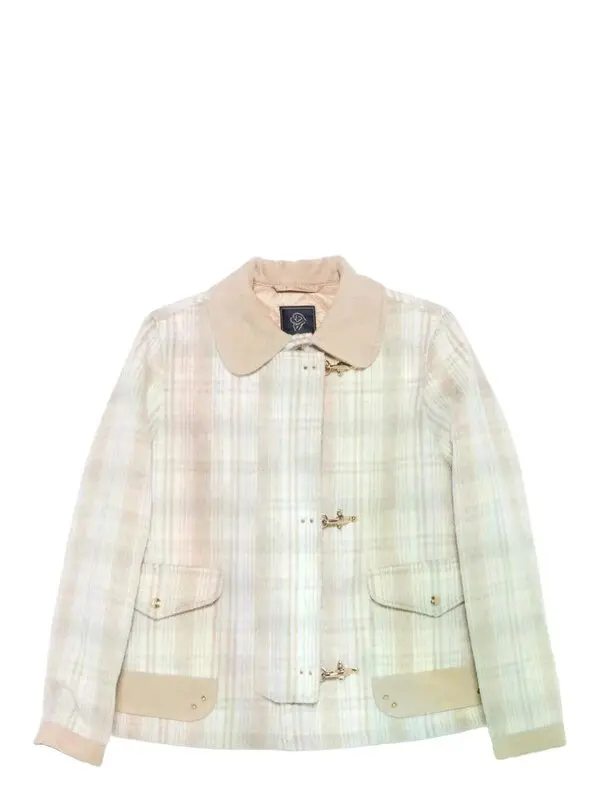 FAY Checked Jacket - Neutrals