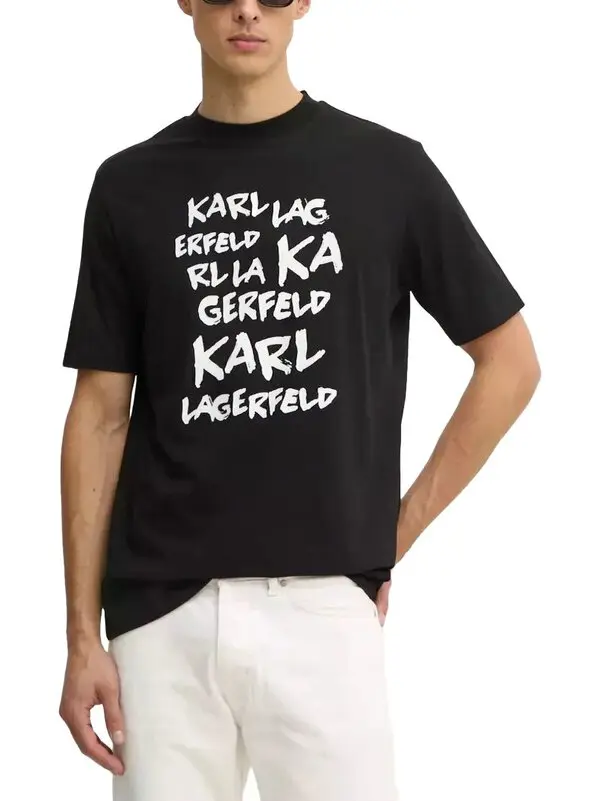 Karl Lagerfeld Logo T-shirt - Black