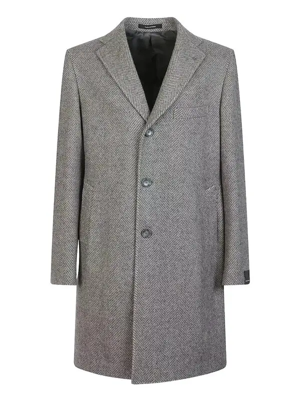 Tagliatore Single-breasted Coat - Grey