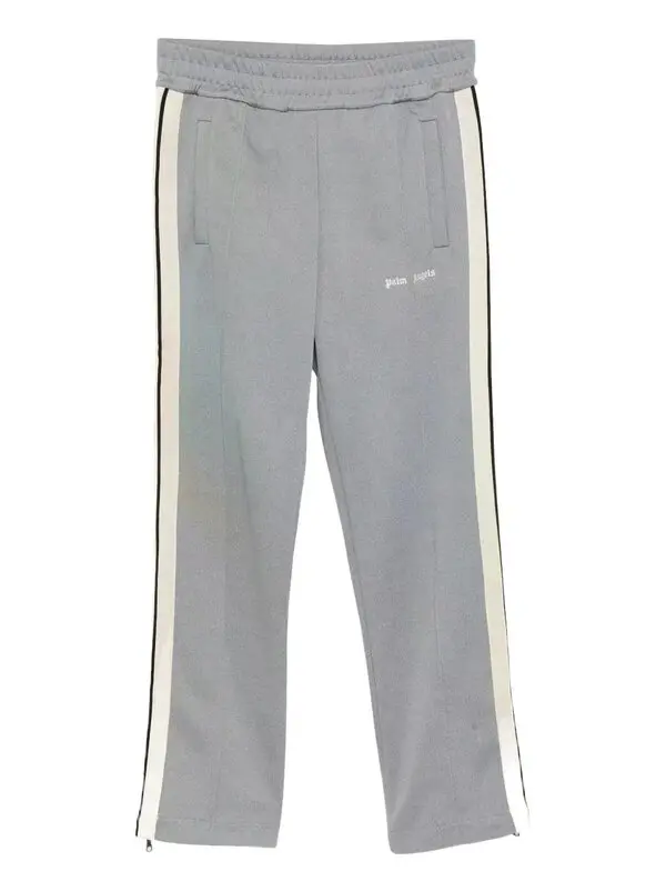 Palm Angels Logo-embroidered Trousers - Grey