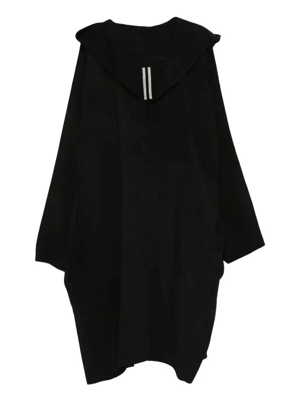 Rick Owens Wide-collar Coat - Black