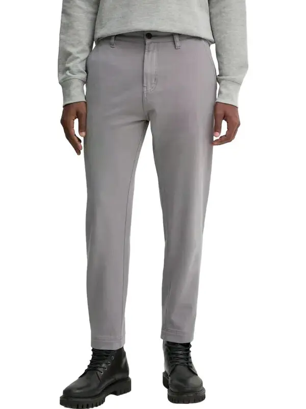 Hugo Boss Logo-patch Trousers - Grey