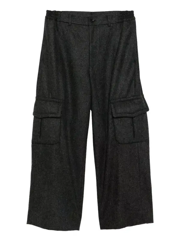 Comme Des Garçons Cargo Tapered Trousers - Grey
