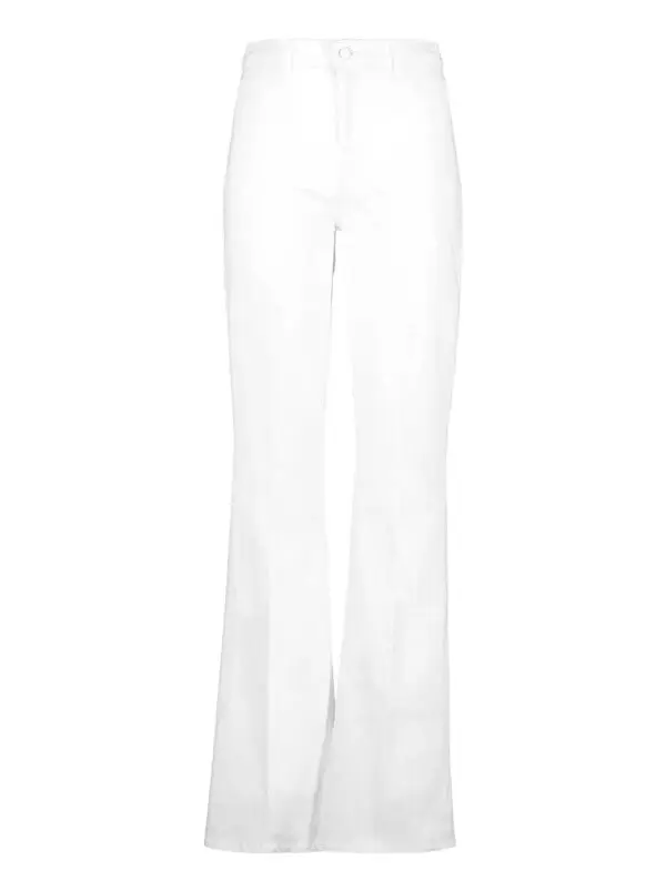 L'Agence Ali Flared Trousers - White