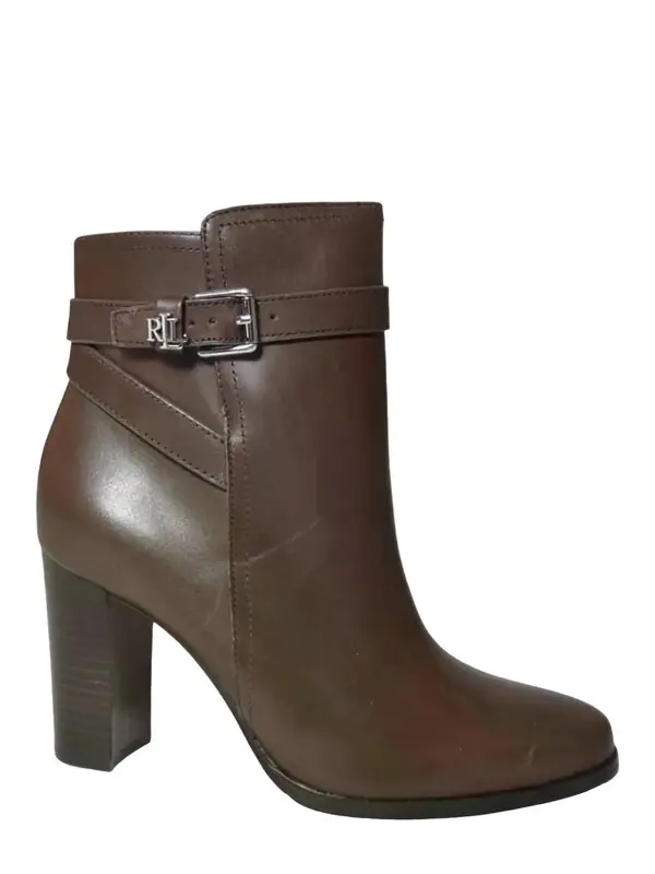 Ralph Lauren 85mm Buckle-strap Boots - Brown
