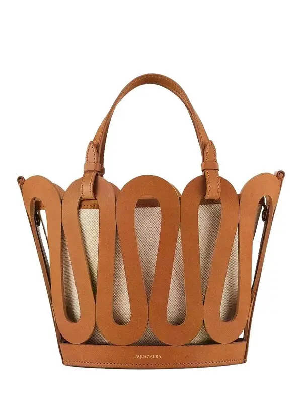 AQUAZZURA Artistè Medium Tote Bag - Brown