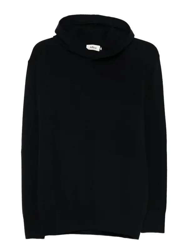 Altea Wool Hoodie - Black