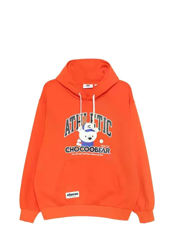 CHOCOOLATE Chocoo Bear Hoodie - Orange